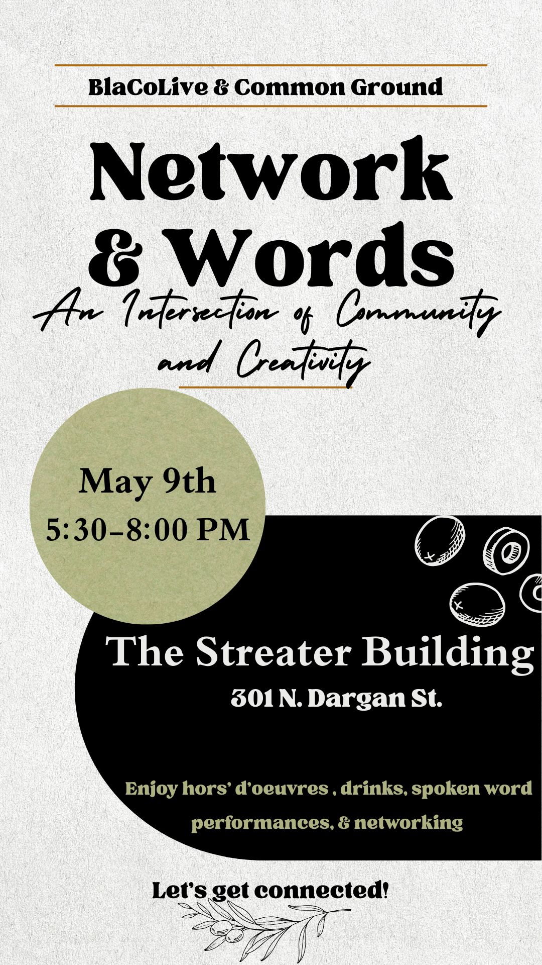 Network & Words from BlaCoLive & Common Ground | Florence Downtown ...